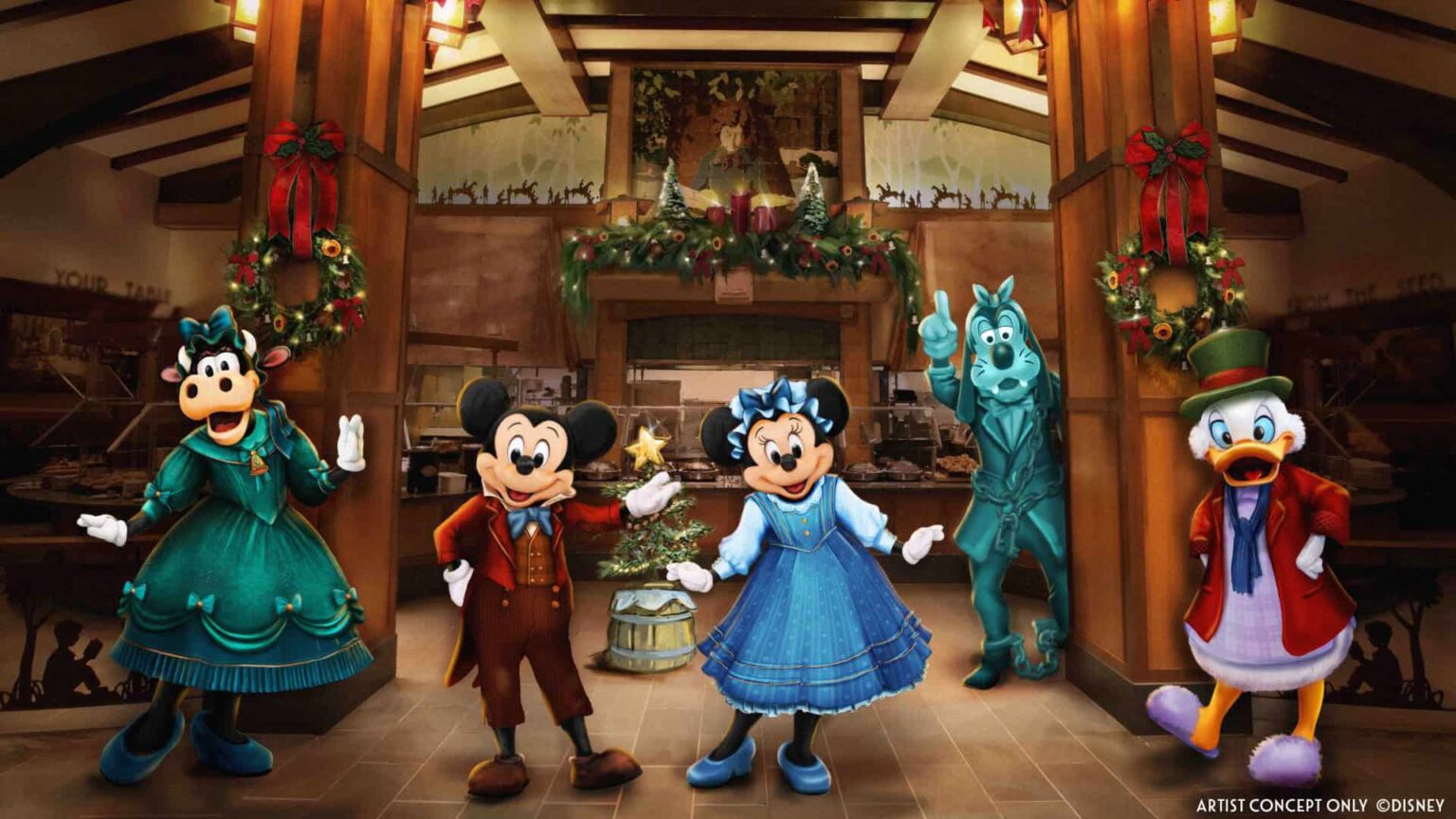 Mickey's Christmas Carol-themed Character Dining Coming to Storytellers ...