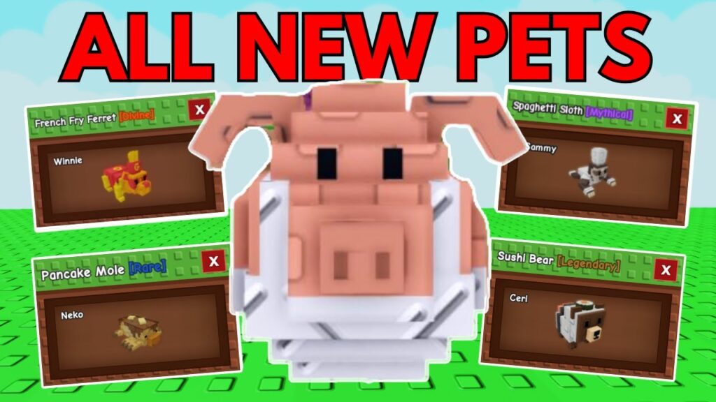 ALL NEW GOURMET EGG PETS SHOWCASED in GROW A GARDEN COOKING UPDATE ...