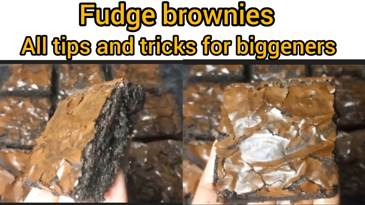 Fudge Brownies |how to make chocolate fudge brownies |flaky brownie ...