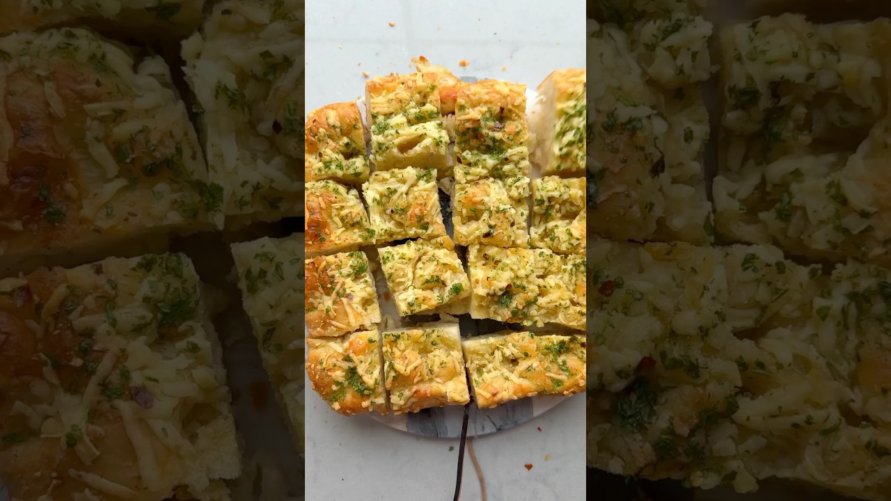 Cheese Stuffed Focaccia | FeelGoodFoodie - Dining and Cooking
