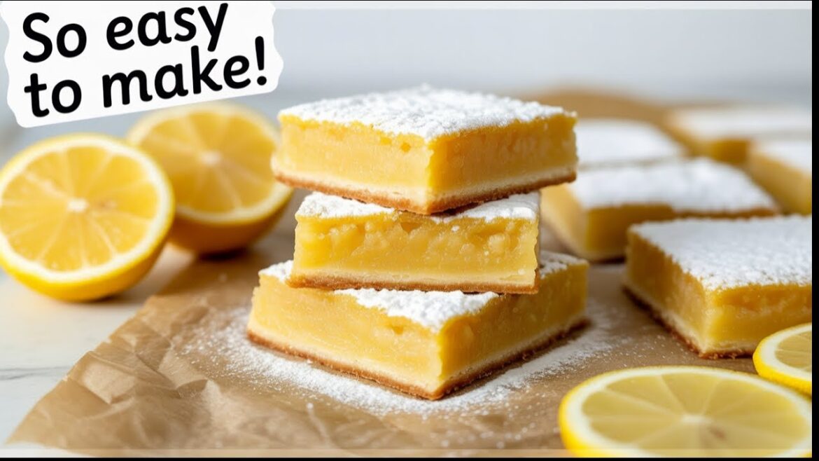 How to Make Lemon Bars | Classic Lemon Squares with Buttery Shortbread ...