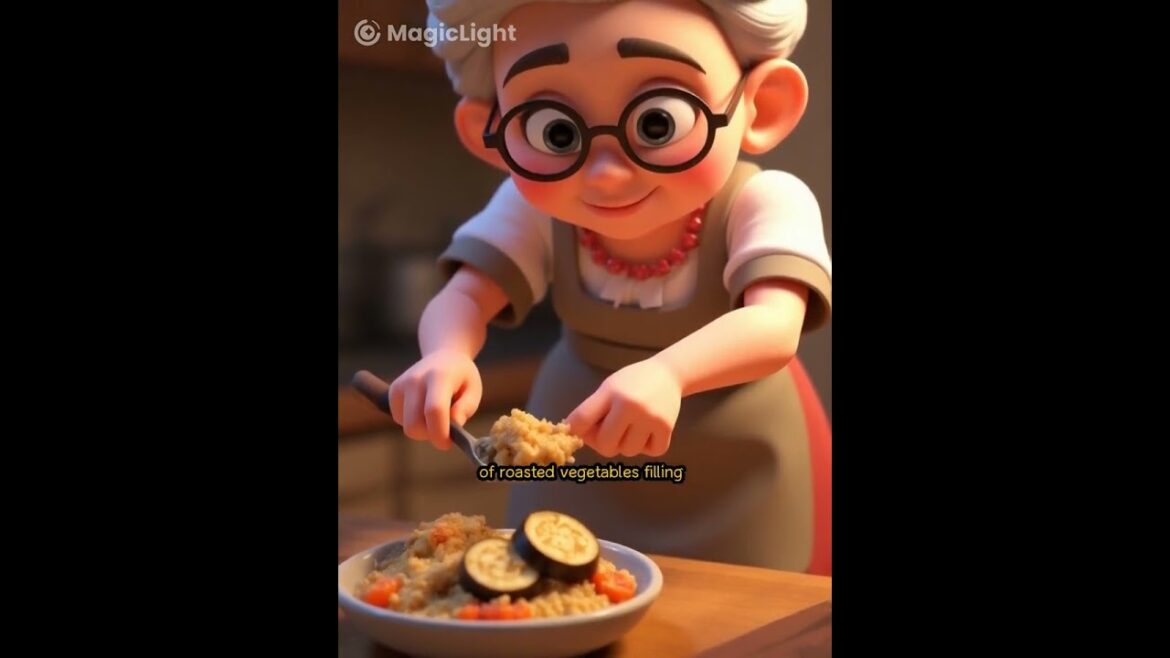 Grandma's Melt in Your Mouth Baba Ganoush#grandmaskitchen #animation # ...