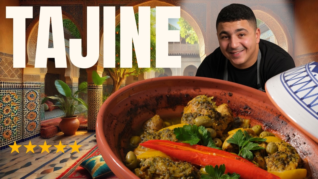 Tajine au poulet, olives et citron confit - Dining and Cooking