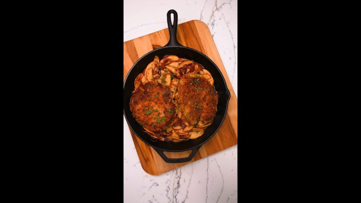 Chef Kris Makes One-Pan Pork Chops & Apples - Dining and Cooking