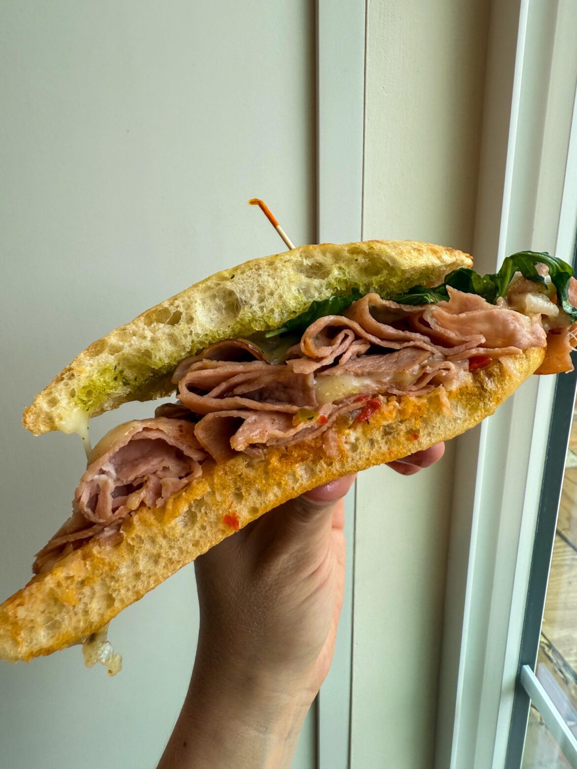 Mortadella sandwich from Cheesecake Factory - Dining and Cooking