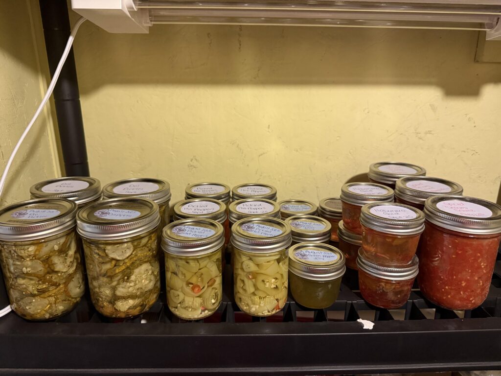 First year canning and am so proud of my little stock pile! Savoury ...