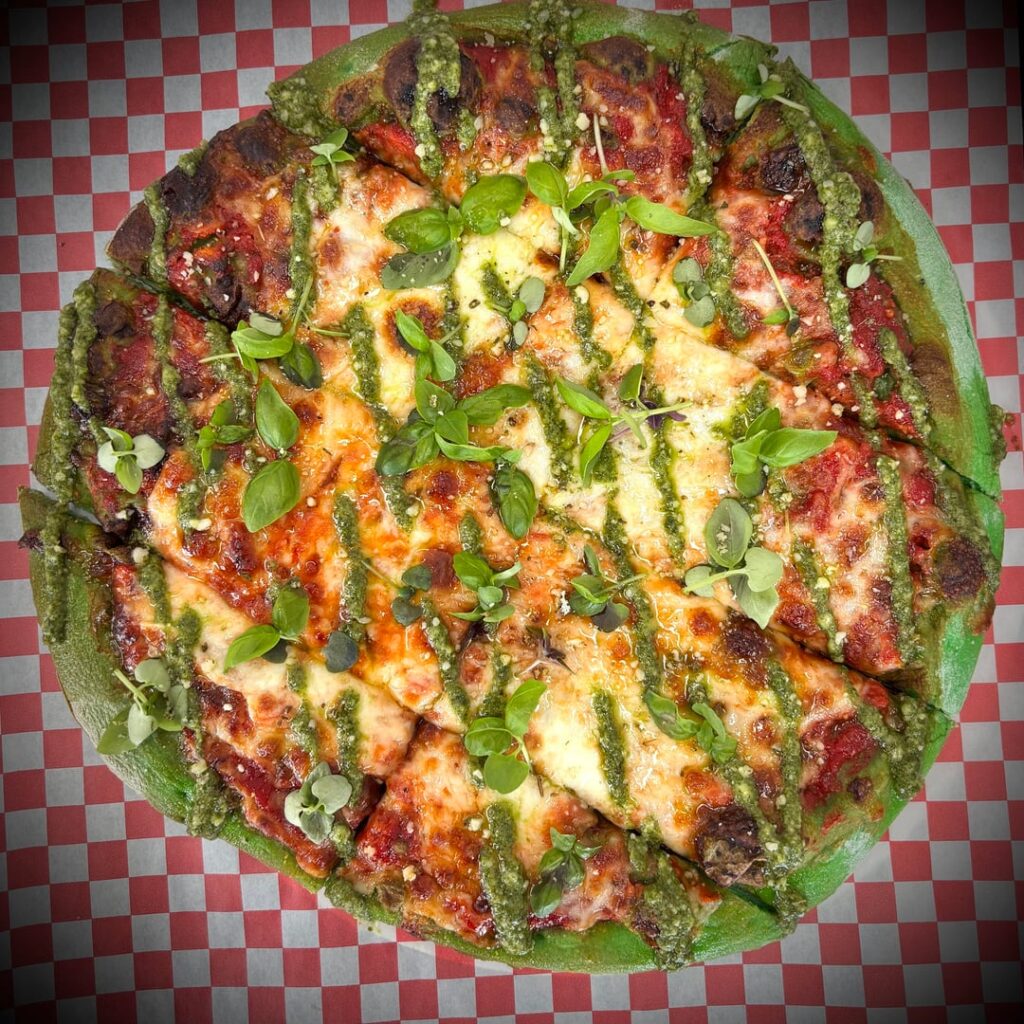 I Made A Green Pizza - Dining and Cooking