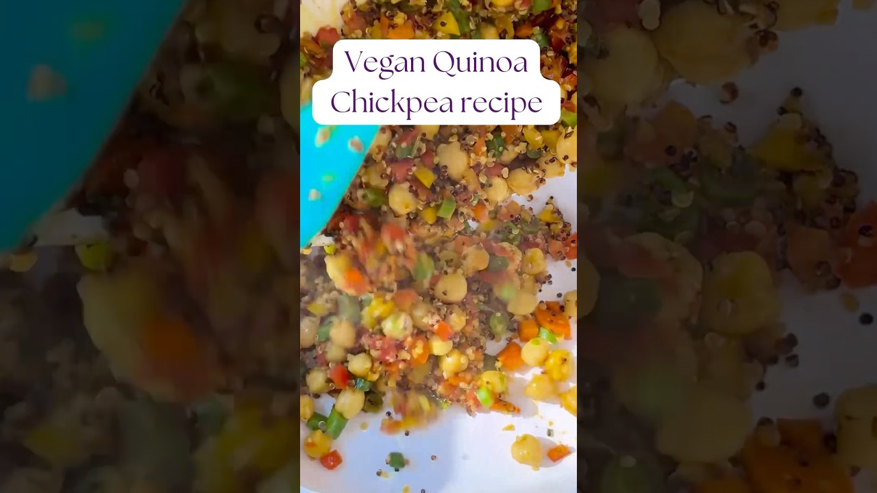 Vegan Quinoa Chickpea Meal|Quinoa recipe - Dining and Cooking