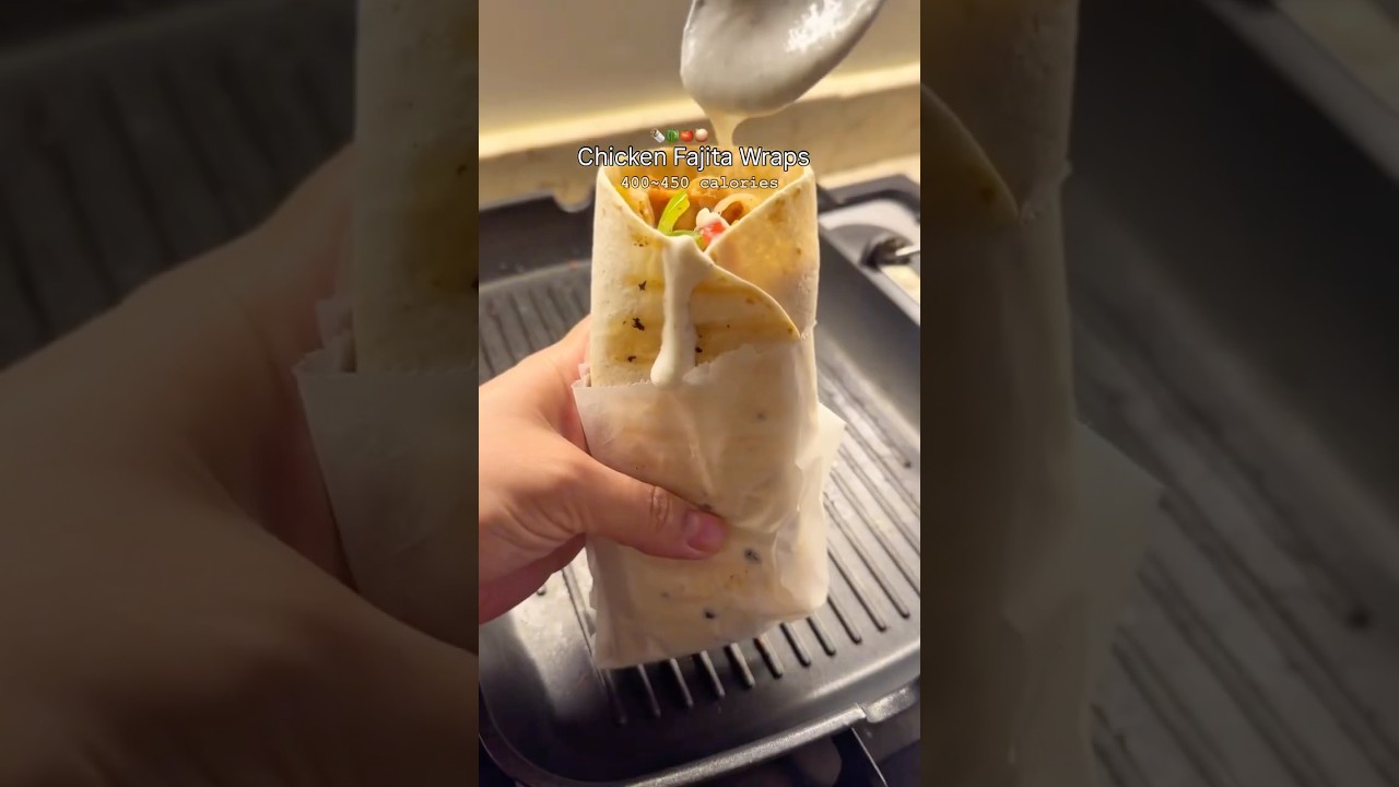 Chicken Fajita Wraps Recipe | Easy & Delicious Lunch IdeaChicken Fajita ...