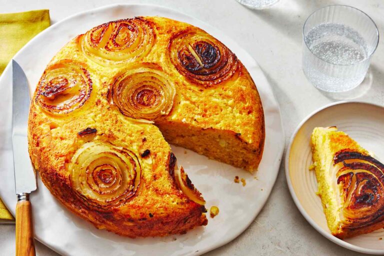 Upside-Down Onion Cornbread Recipe - Dining and Cooking