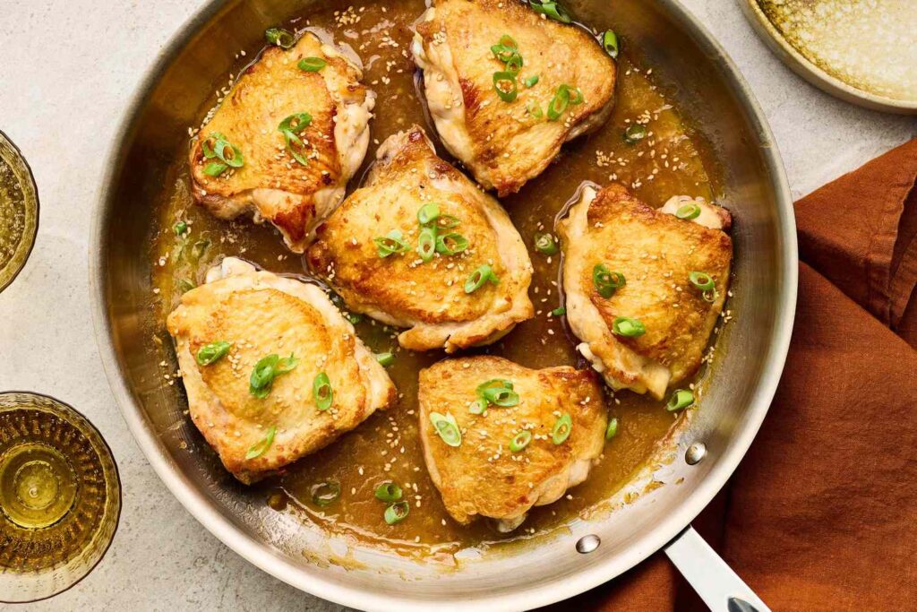 Maple-Miso Chicken Thighs Recipe - Dining and Cooking