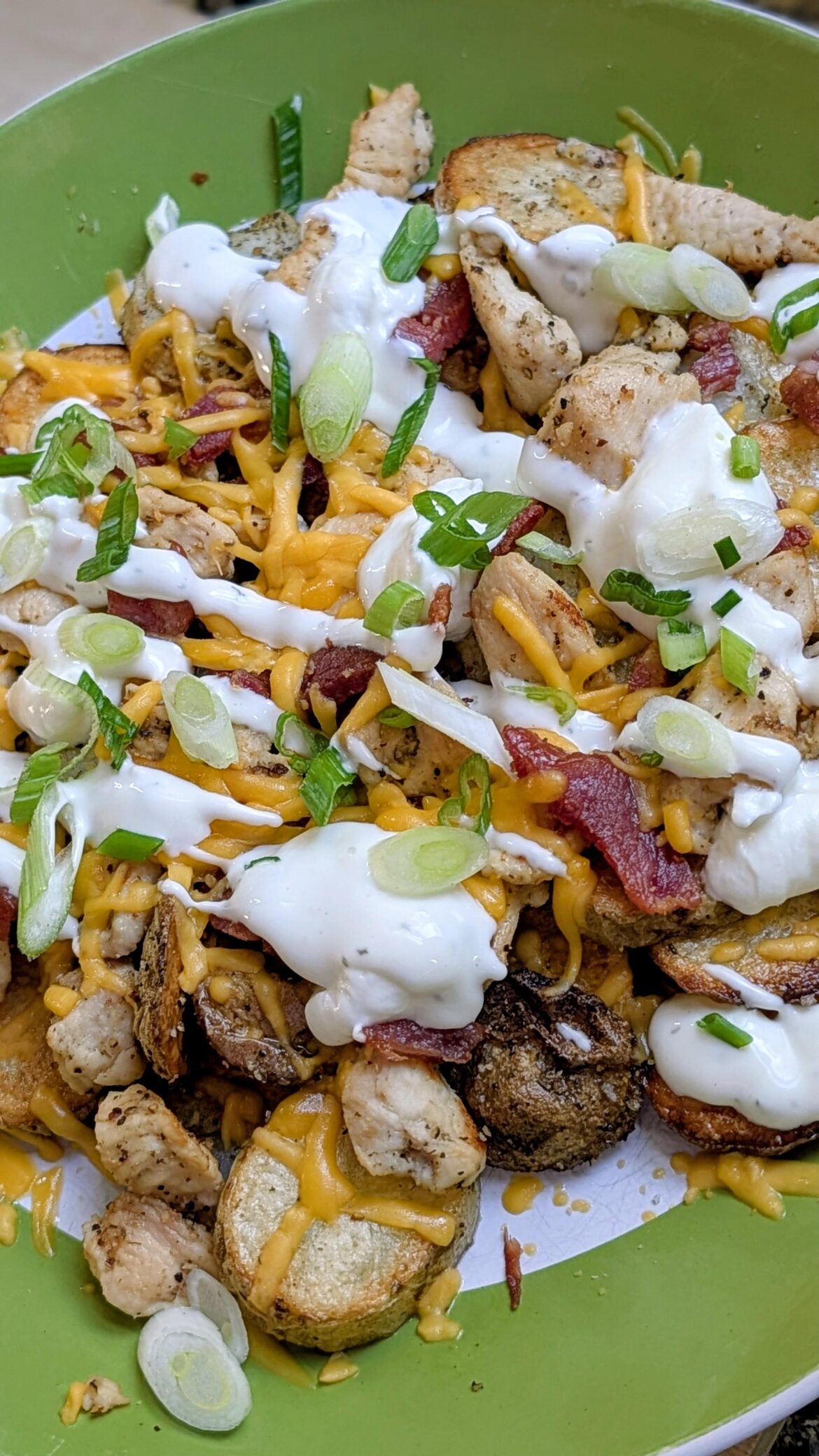 Chicken Bacon Ranch Loaded Potatoes - Dining and Cooking