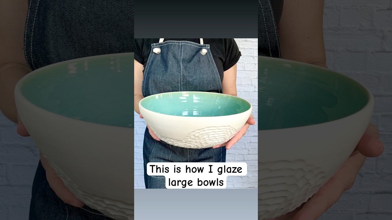 This is how I glaze my large bowls, and a couple tricks I’ve learned ...