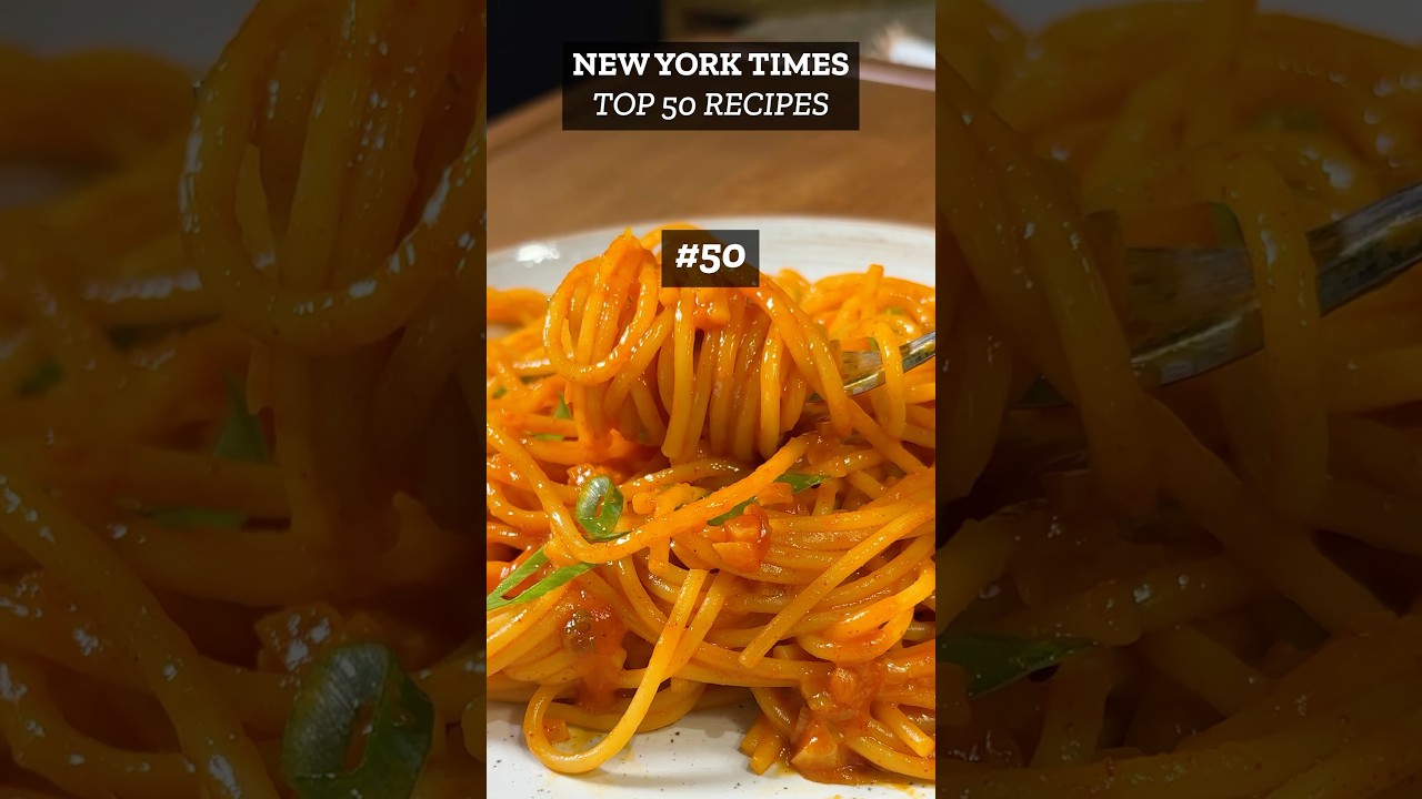 Trying Every Recipe on the NYT Top 50 List | Gochujang Buttered Noodles ...