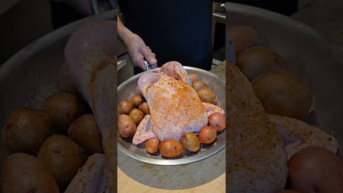 Italian Father Makes Roast Chicken - Dining and Cooking