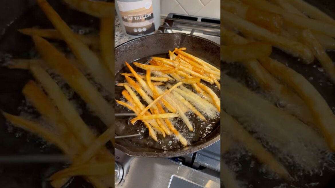 Beef Tallow French Fries and here’s how to do it ️ #LetsPlateItUp # ...