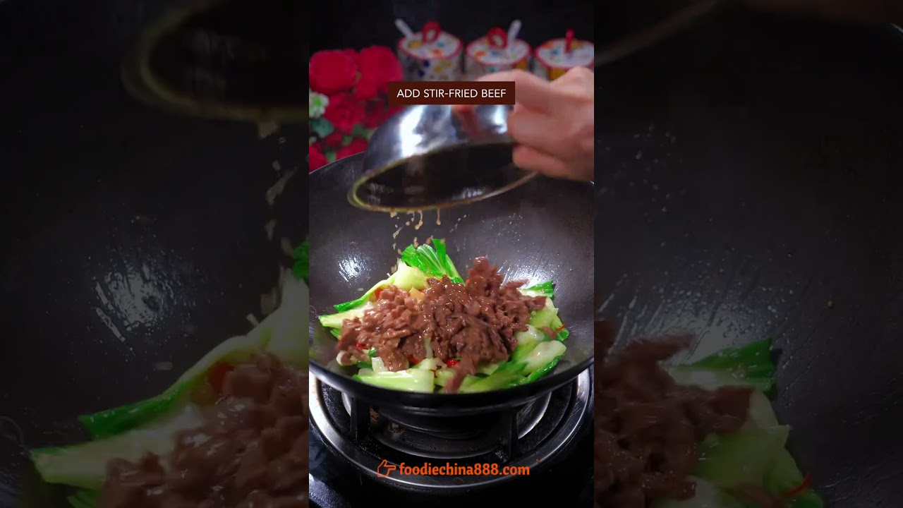 EASY STIR-FRIED BEEF WITH BOK CHOY RECIPE #recipe #cooking #chinesefood ...