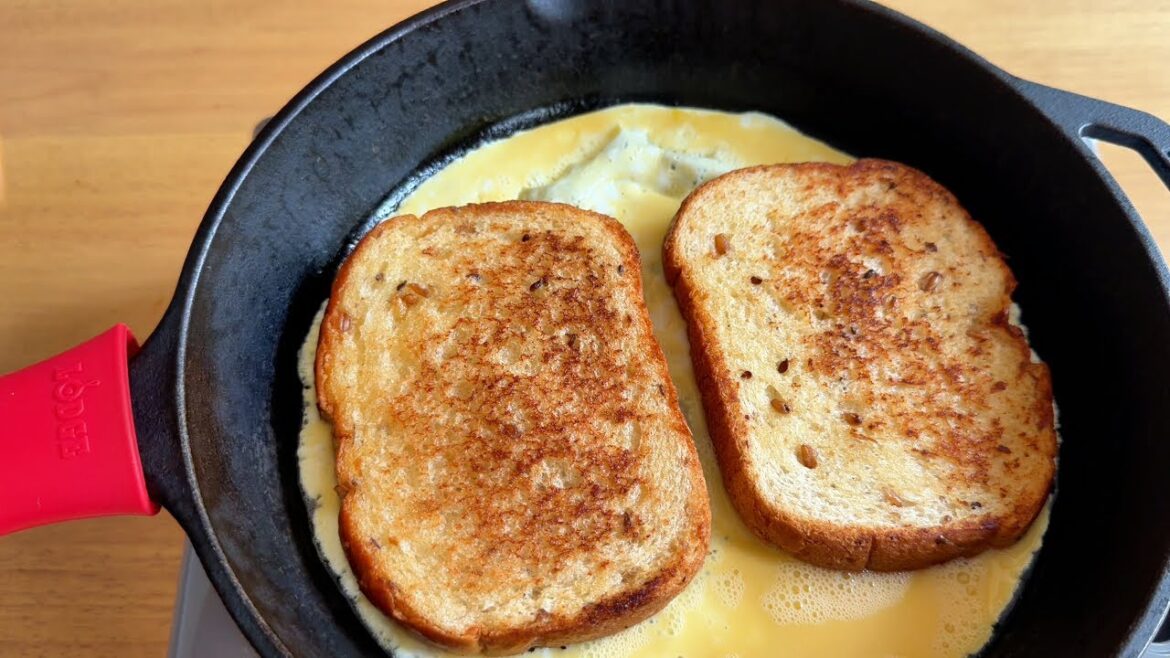 Egg Sandwich | Easy One Pan Crispy Egg Toast - Dining and Cooking