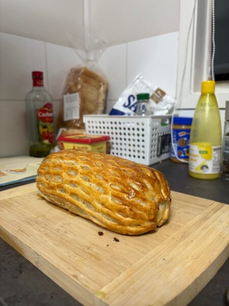 [Homemade] First ever attempt at a beef wellington - Dining and Cooking