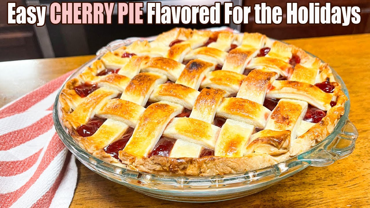 Easy Cherry Pie Flavored for the Holidays Using Pie Filling & More ...