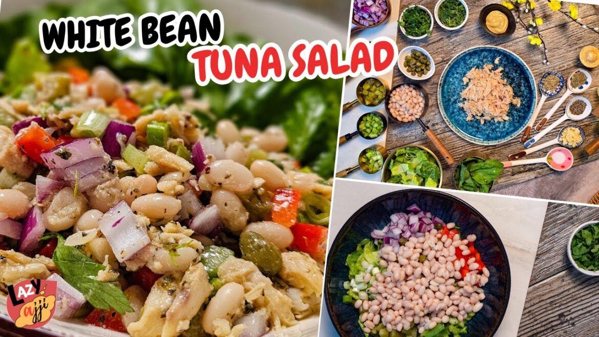 White Bean Tuna Salad Recipe | Healthy High-Protein Meal Prep | Bean ...