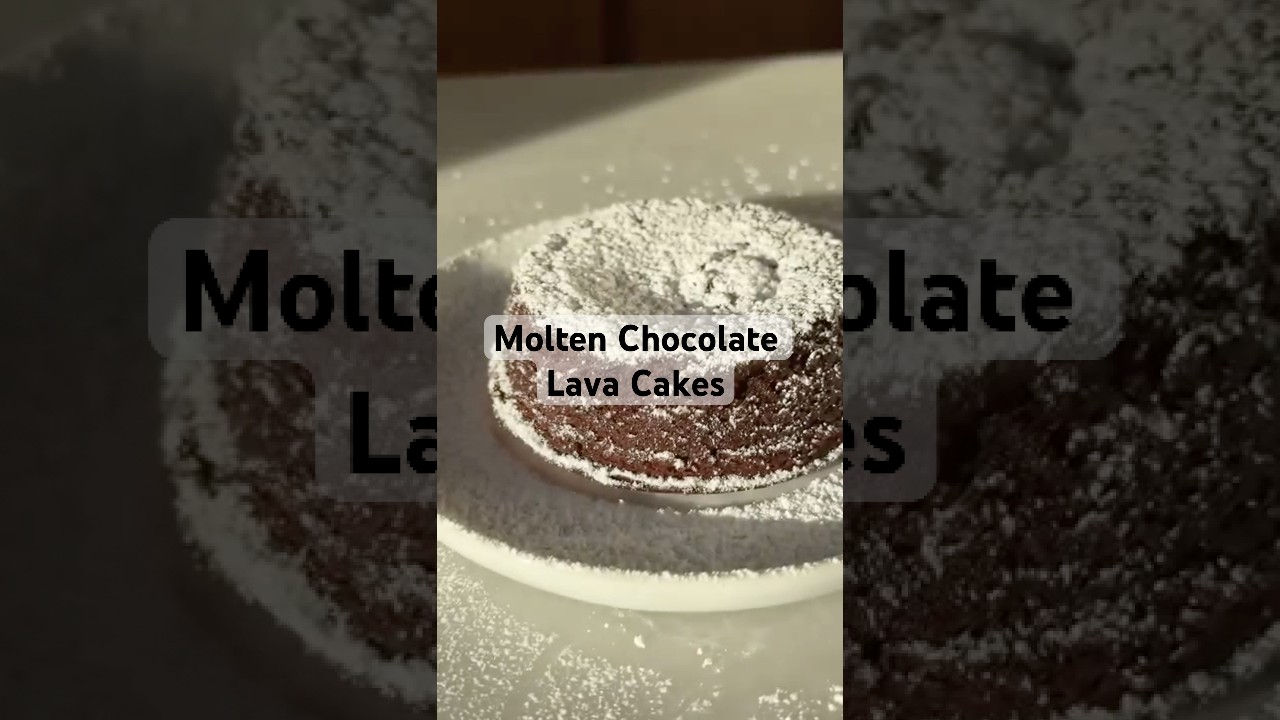 Molten Chocolate Lava Cakes - Dining and Cooking