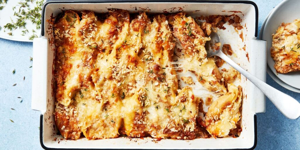 Best French Onion Stuffed Shells Recipe - Dining and Cooking