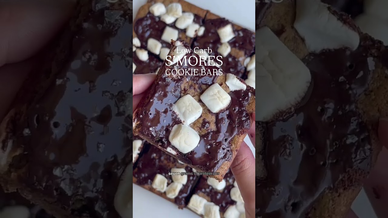 S'mores Cookie Bars Recipe | TAP HERE FOR RECIPE! #smores # ...