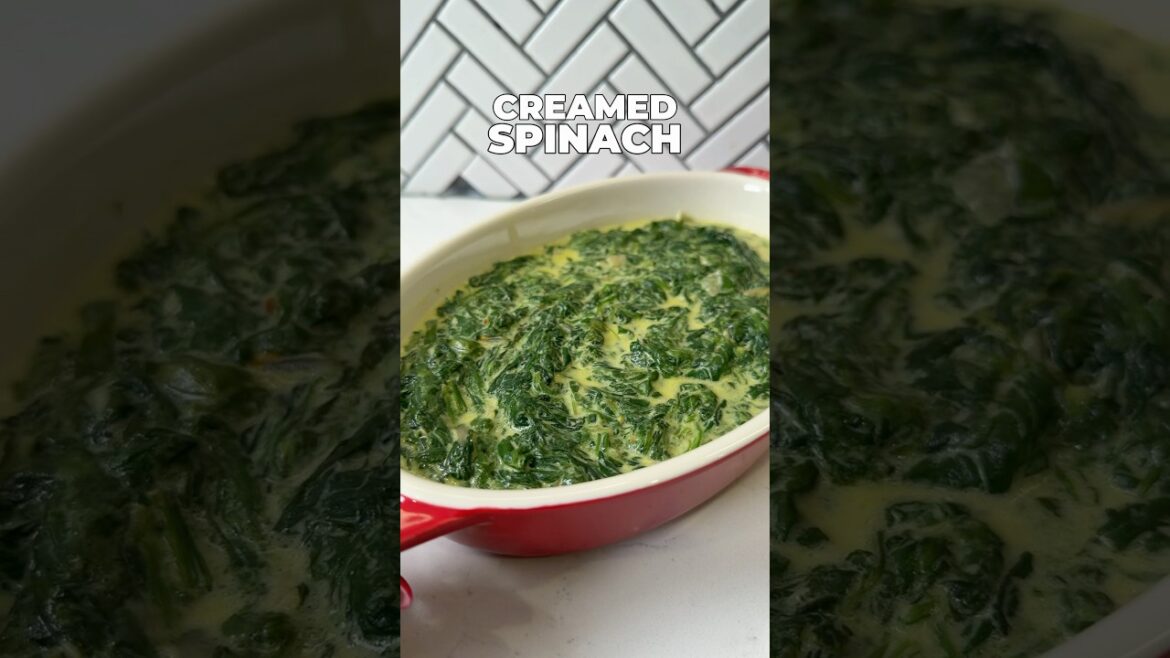 Easy Creamed spinach recipe - Dining and Cooking