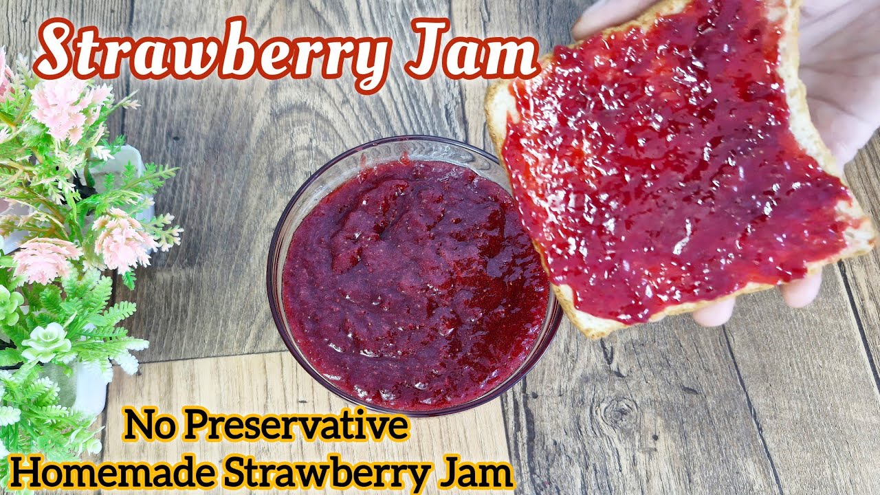 Strawberry Jam | Jam Recipe | Homemade Strawberry Jam | Jam With ...