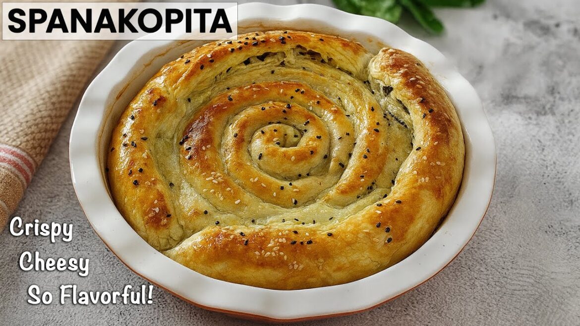 Spanakopita | Easy Greek Spinach & Feta Cheese Pie Recipe - Dining and ...