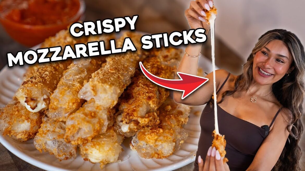 SECRET INGREDIENT Low Carb Crispy Mozzarella Sticks - Dining and Cooking
