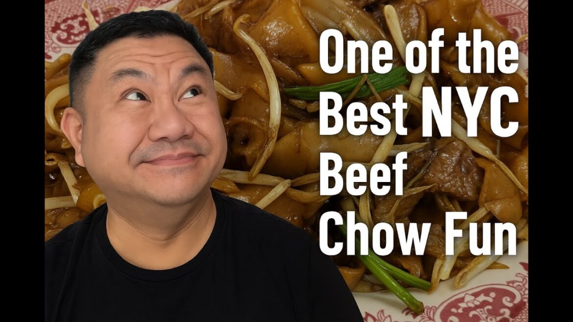 One of the Best Beef Chow Fun in New York's Chinatown - Dining and Cooking