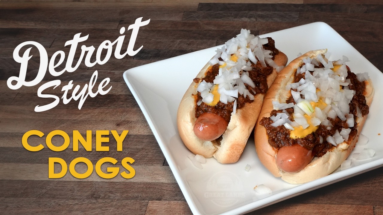 Making REAL Detroit Coney Island Hot Dogs & Chili Sauce Recipe - Dining ...