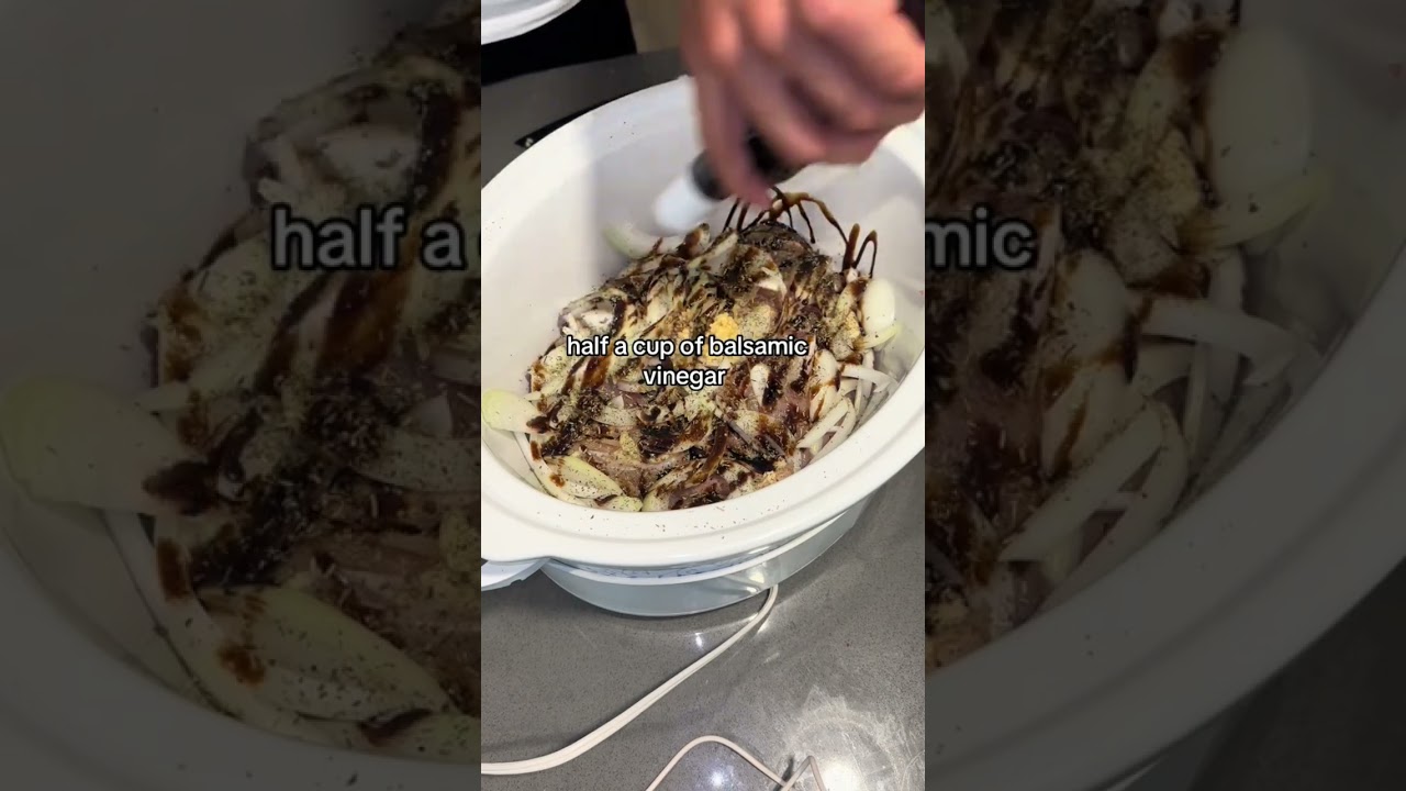 This balsamic chicken crock pot recipe is the best you’ve ever made # ...