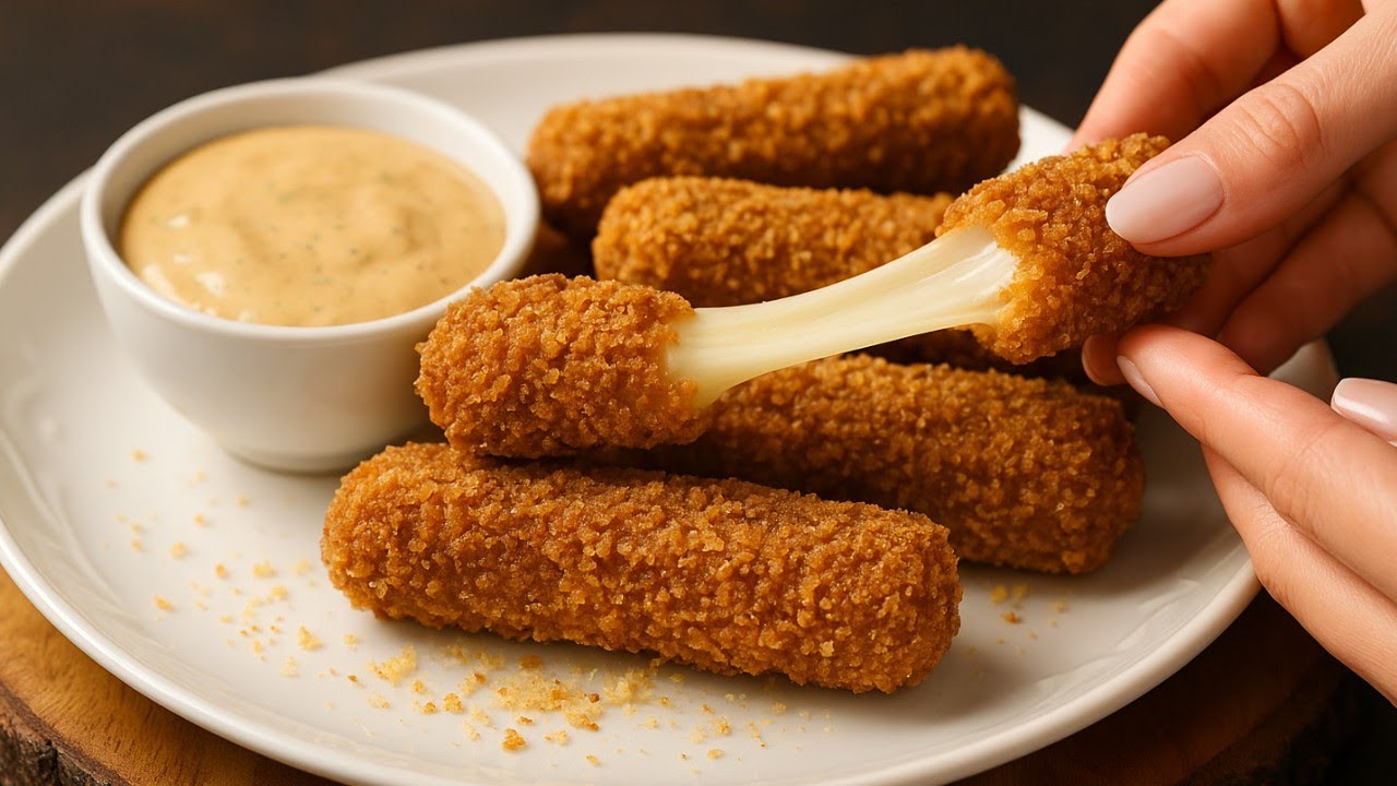 Crispy Mozzarella Cheese Sticks | The Ultimate Fried Cheese Snack ...