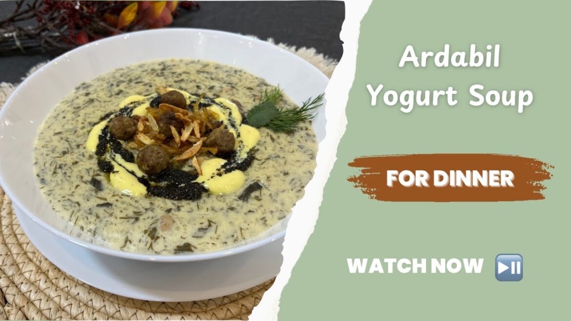 How to make delicious yogurt soup(Ash doogh) /cooking mother and ...