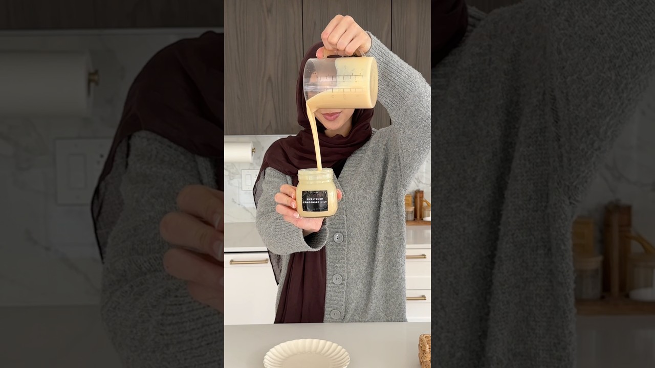 only 2 ingredients and you have homemade sweetened condensed milk ...