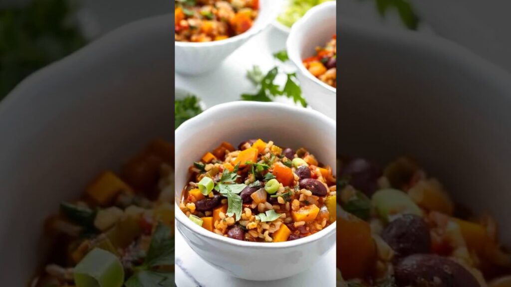 Vegetable Jambalaya (One-Pot Rice Dish) #recipe - Dining and Cooking