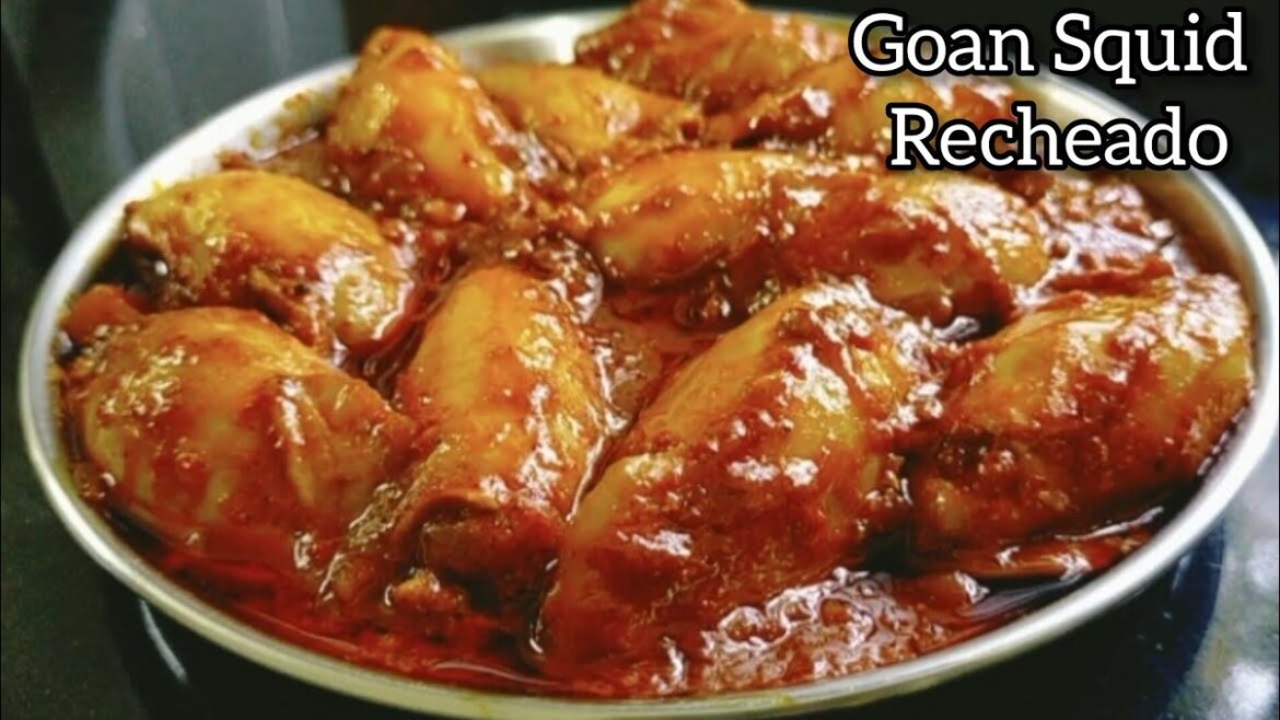 Goan Stuffed Squid Recipe | Recheado Stuffed Squid | Stuffed Calamari ...