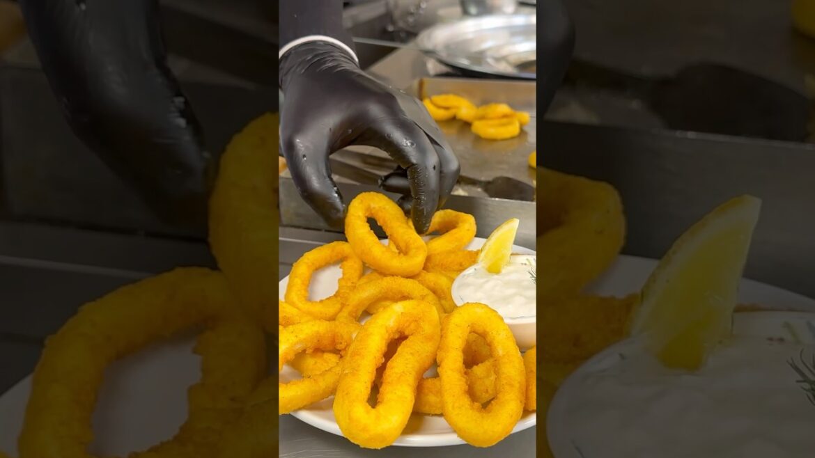 Kalamar Tava, Crispy Fried Calamari - Dining and Cooking