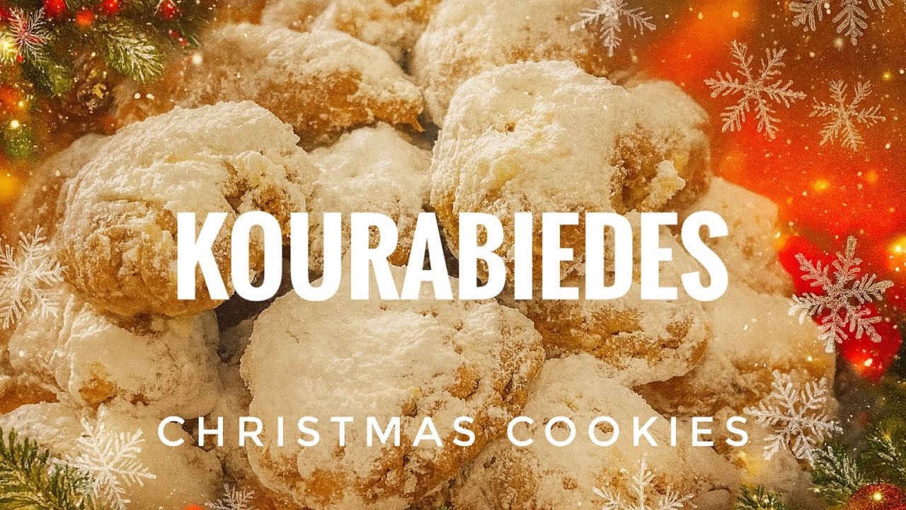 Kourabiedes: Traditional Greek Christmas Cookies (Easy Step-by-Step ...
