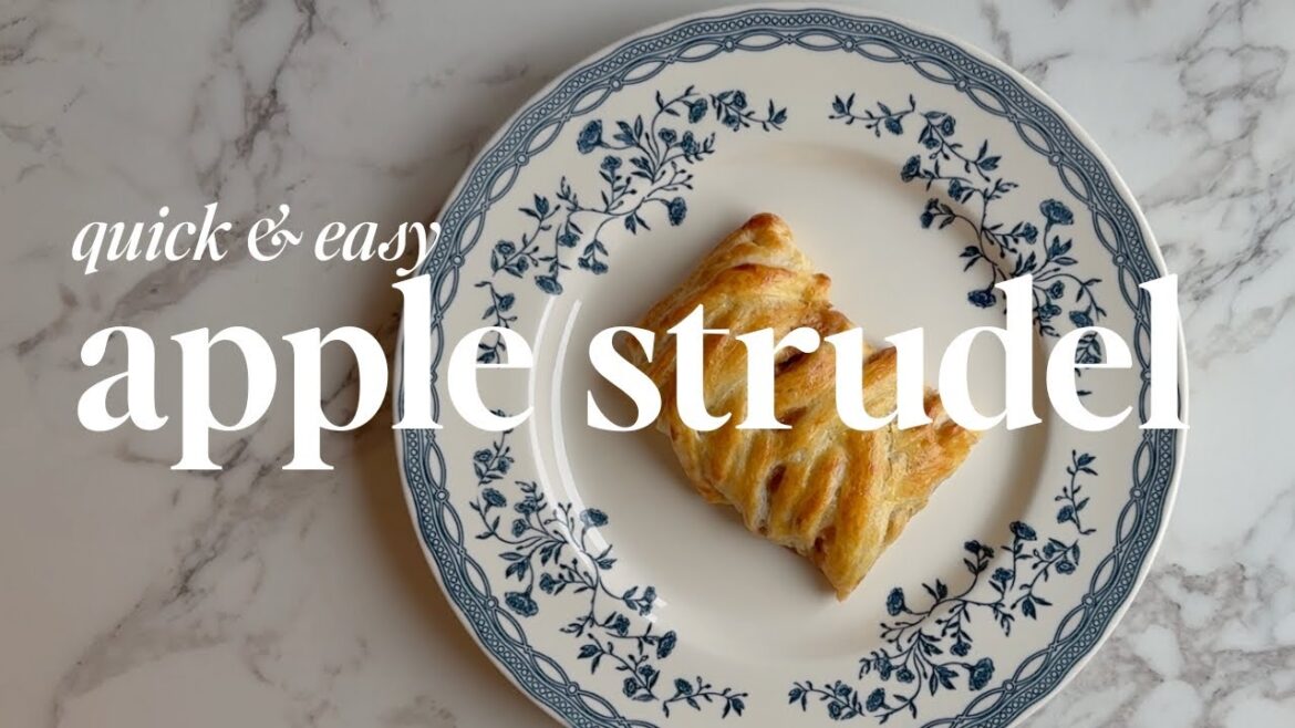 Quick & Easy Apple Strudel with Puff Pastry - Dining and Cooking