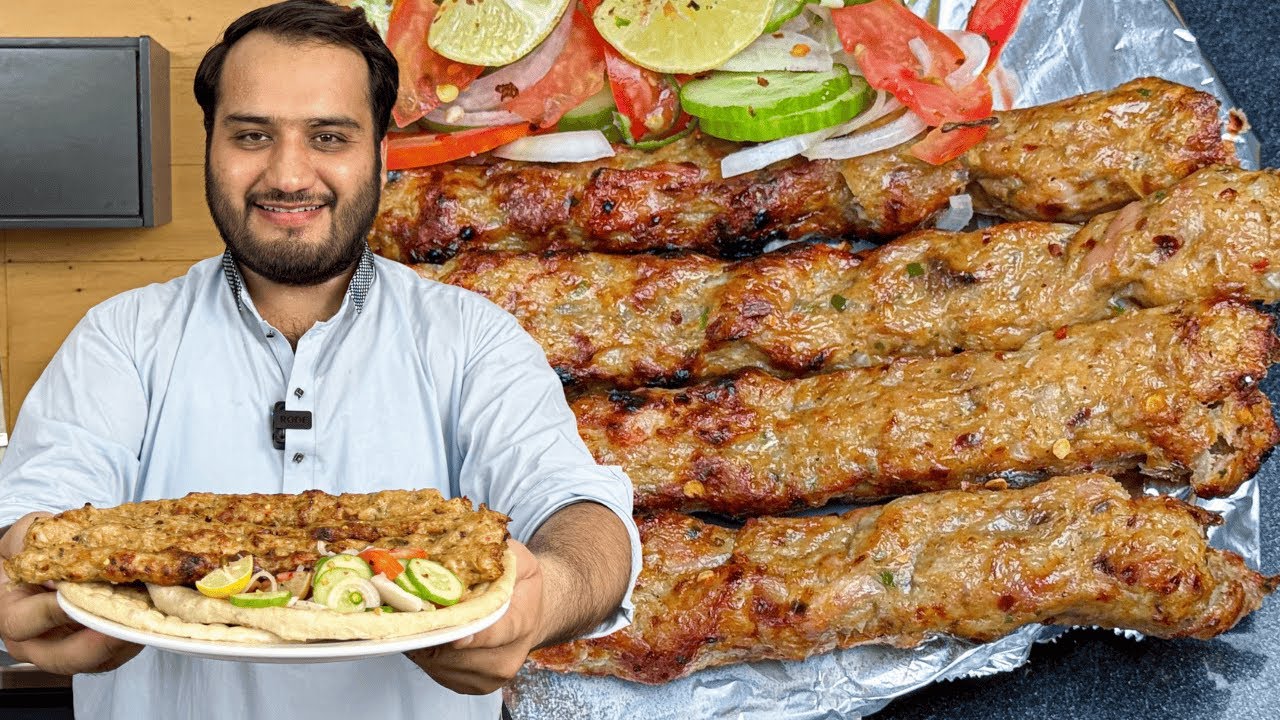 Restaurant Style Chicken Kabab Recipe - Juicy Seekh Kabab without Grill ...