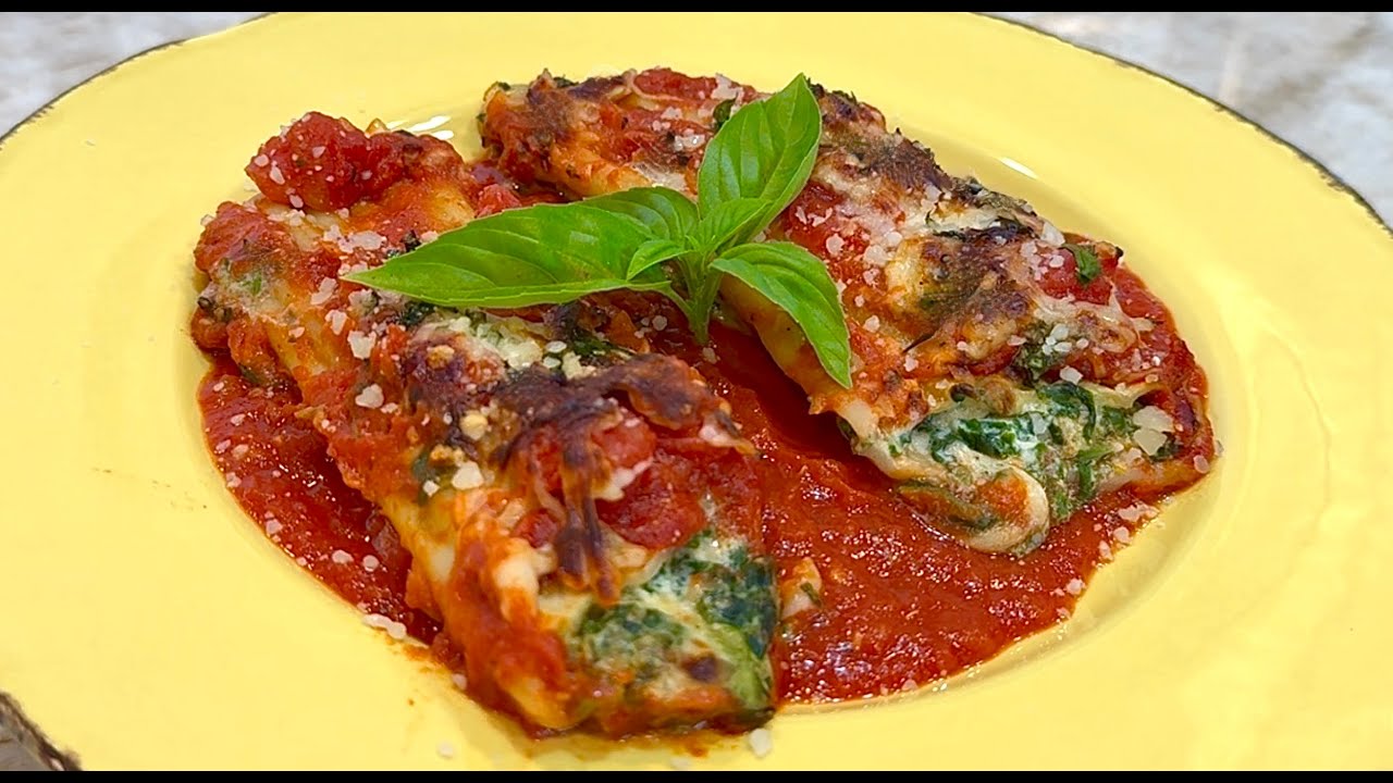 Easy Manicotti Recipe with Ricotta & Mozzarella | Traditional Italian ...