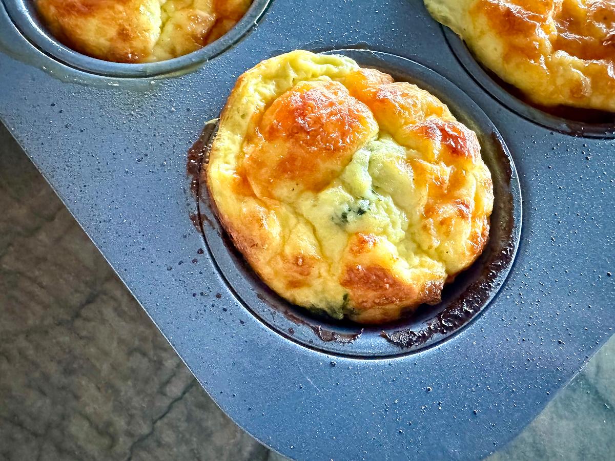 Fluffy High-Protein Mediterranean Egg Bites Recipe With Spinach & Feta ...