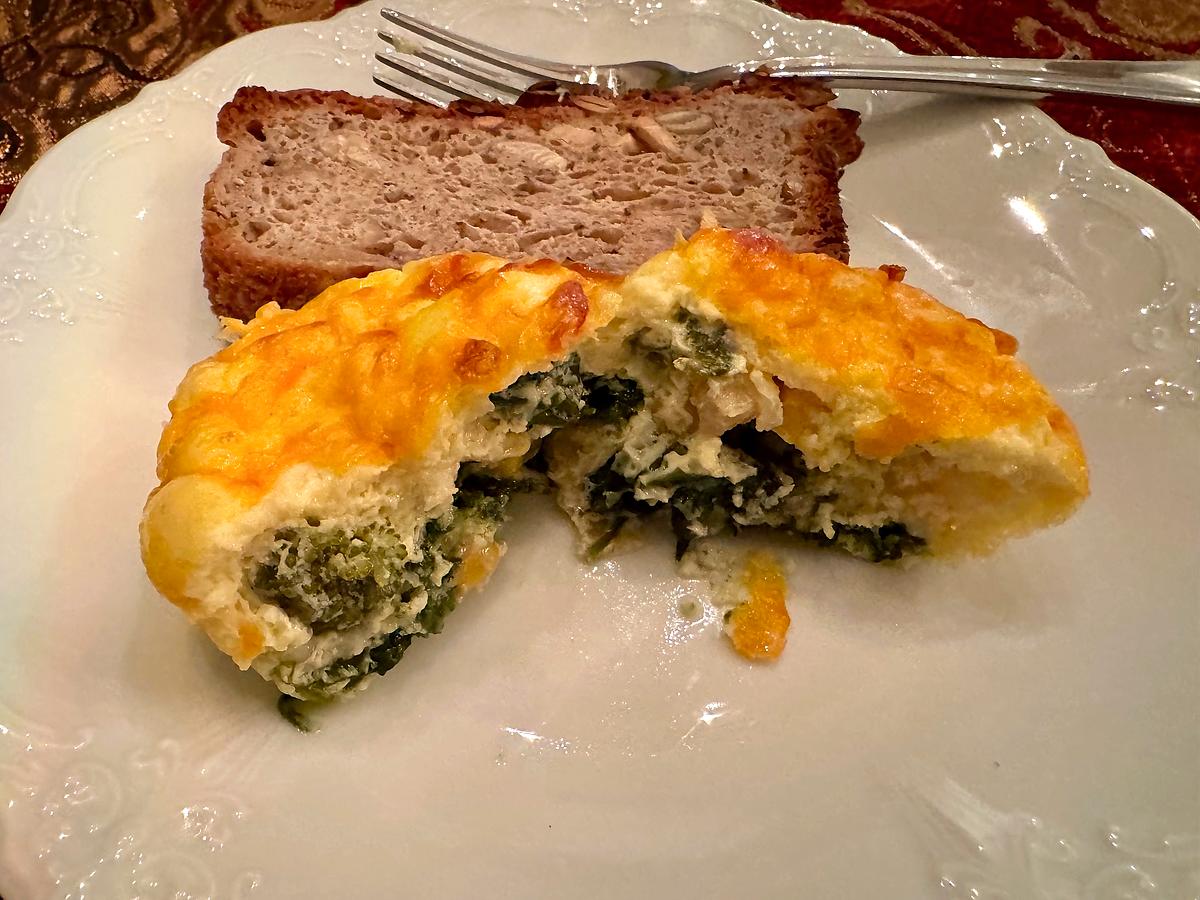 Fluffy High-Protein Mediterranean Egg Bites Recipe With Spinach & Feta ...
