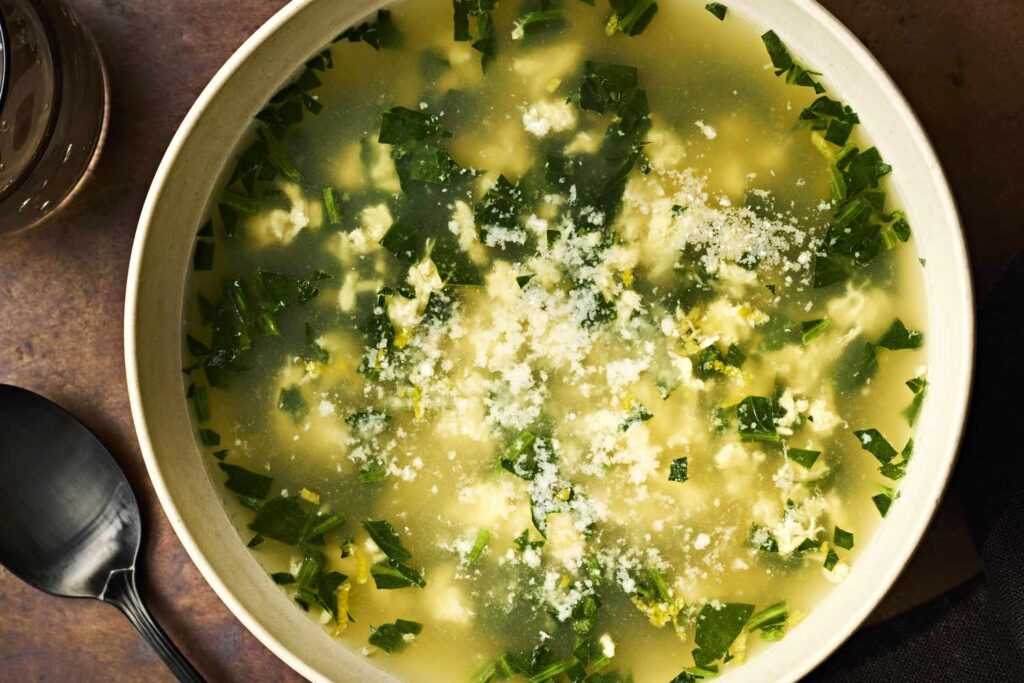 Stracciatella alla Romana (Italian Egg Drop Soup) Recipe - Dining and ...