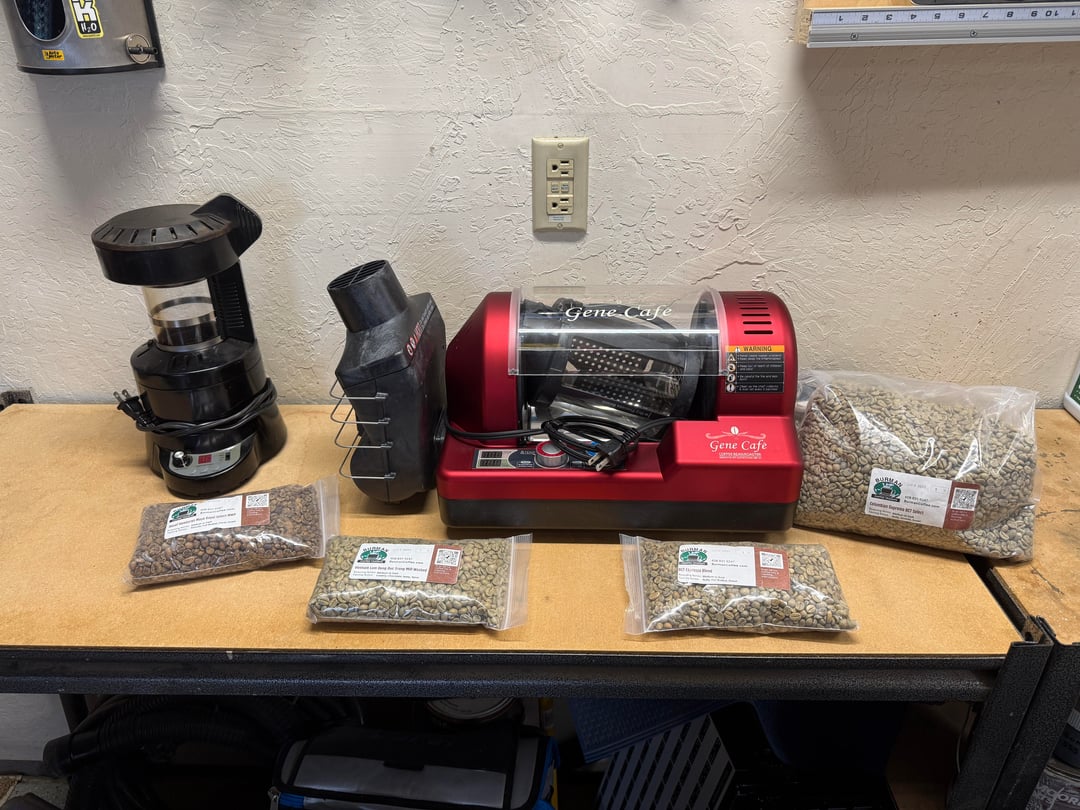 Our coffee station and supporting cast - Dining and Cooking