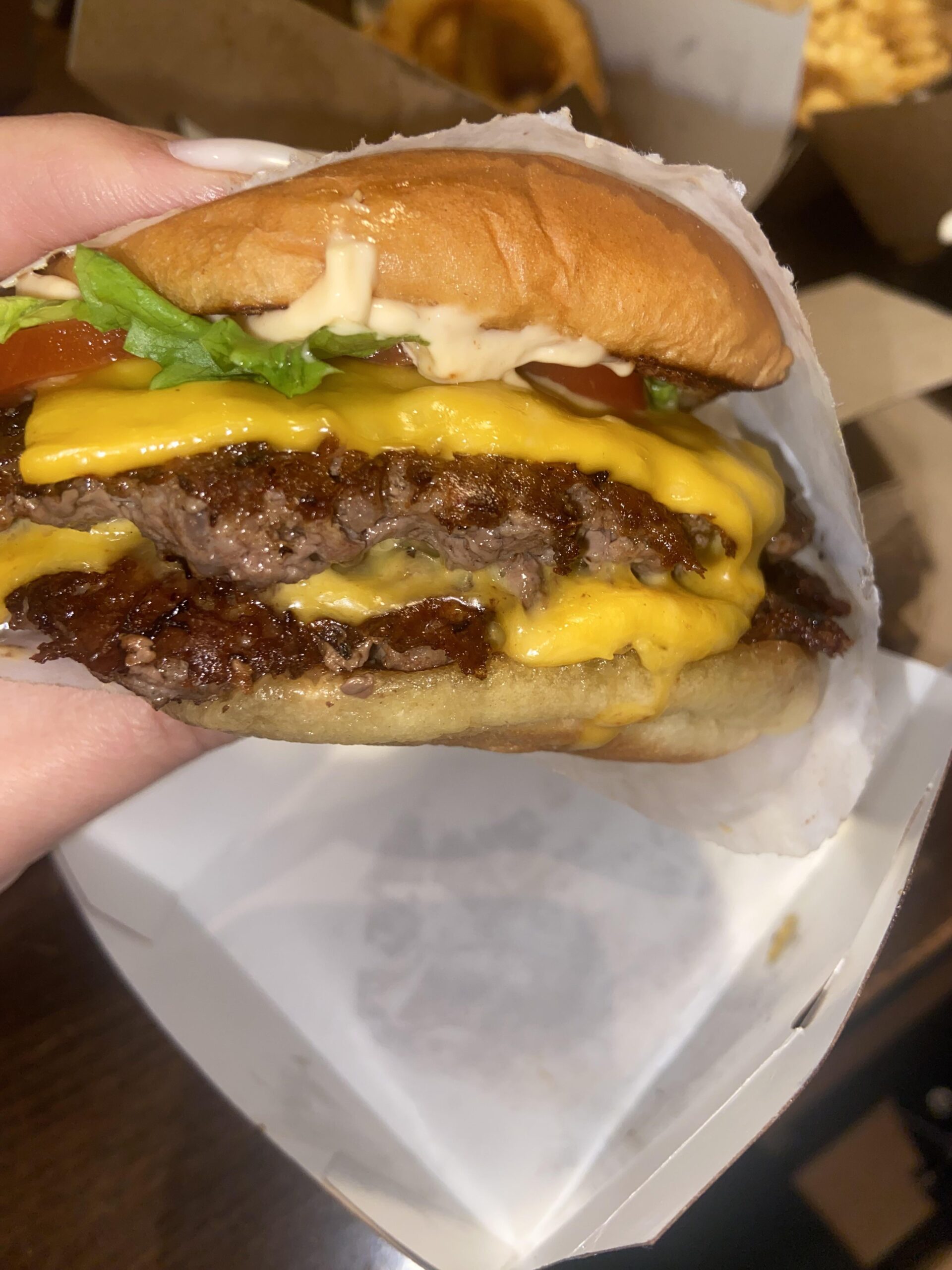 Double shack burger - Dining and Cooking